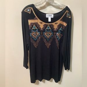 Back In The Saddle | Tops | Great Southwestern Sequined Top By Back In ...